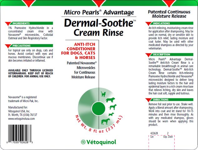 Micro Pearls® Advantage Dermal-Soothe™ Cream Rinse : Veterinary Drug ...